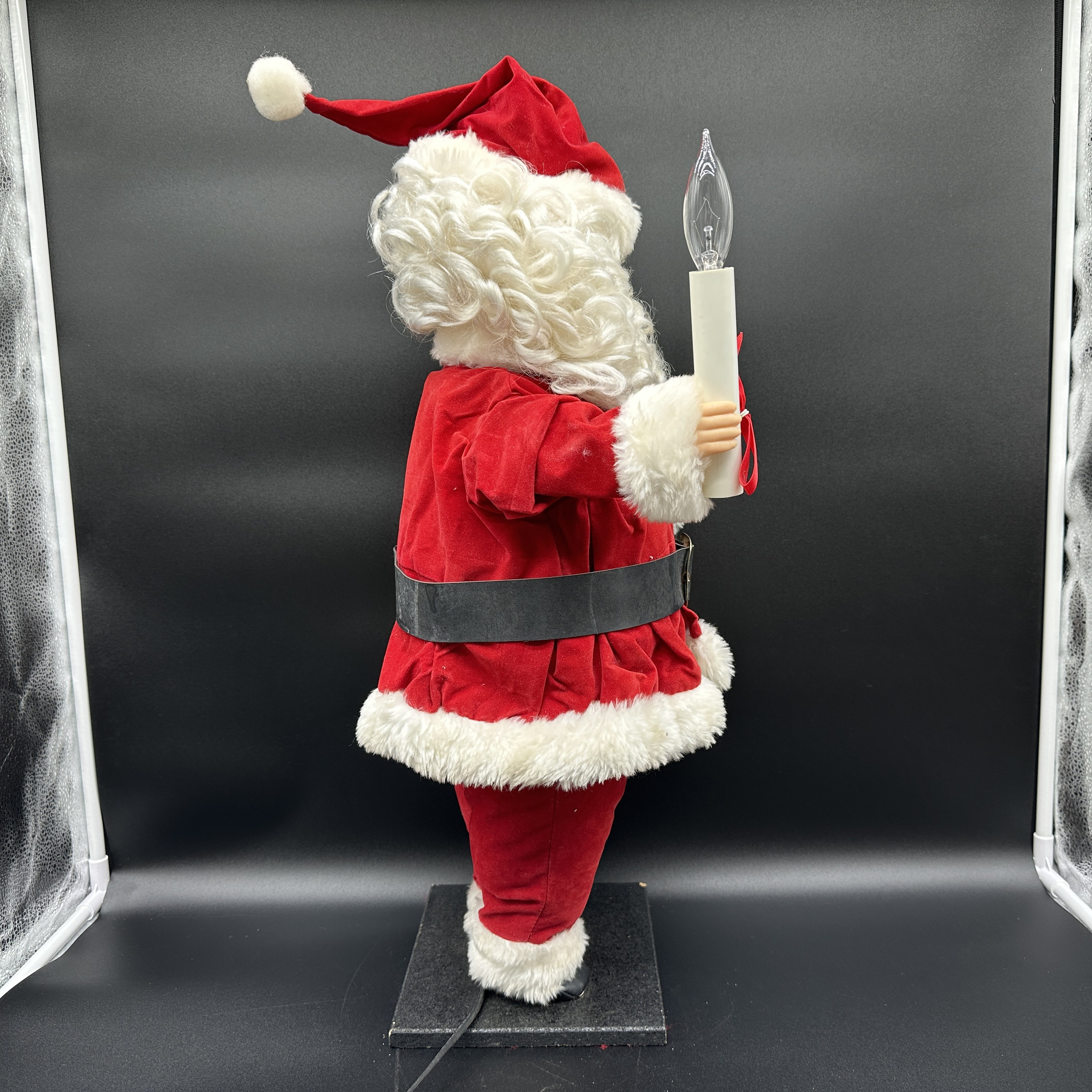 Vintage Animated Santa Holding Candle 24 Christmas Decor - Etsy
