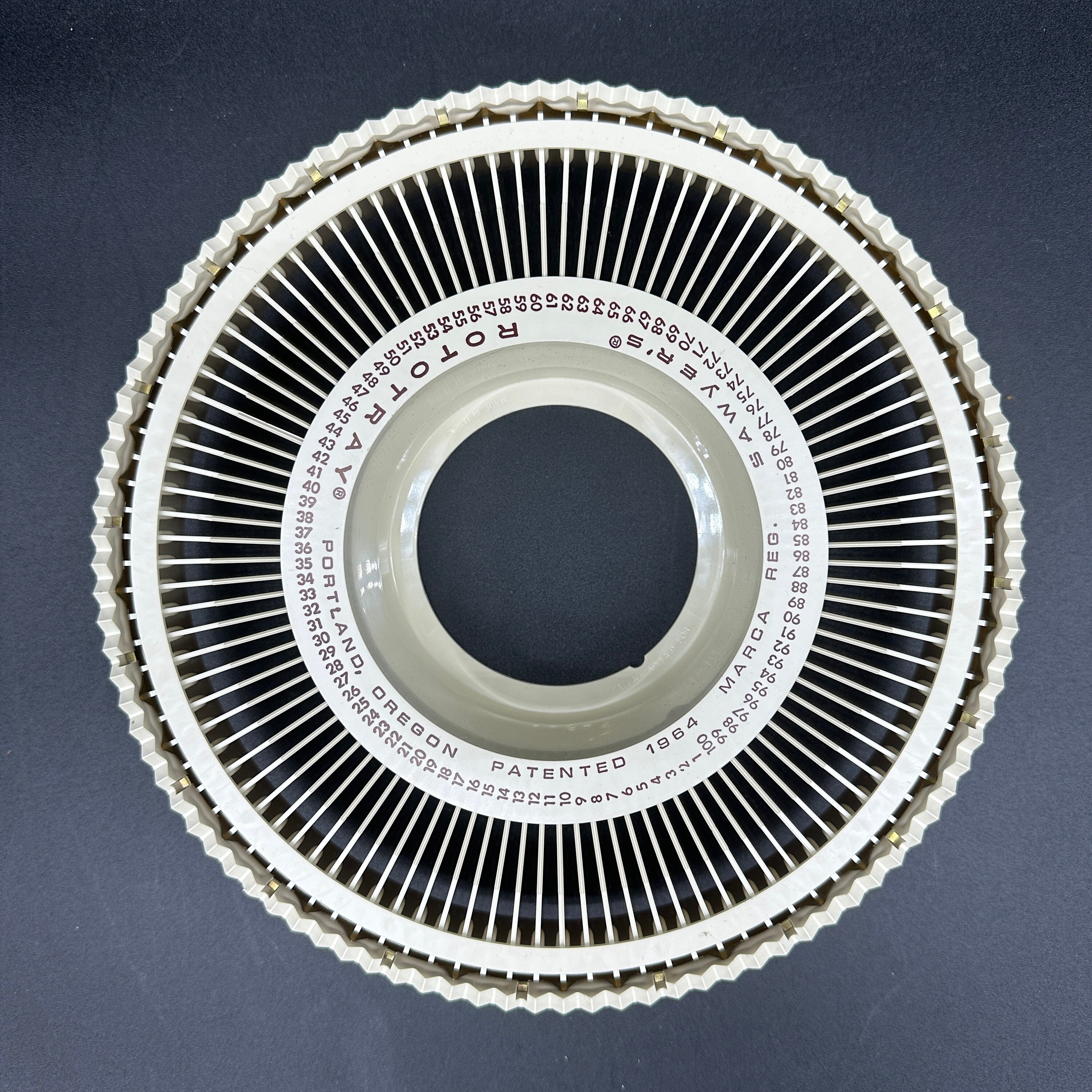 GAF 1960s Anscomatic 660 2x2 Slide Projector Rototray Slide Tray Tested ...