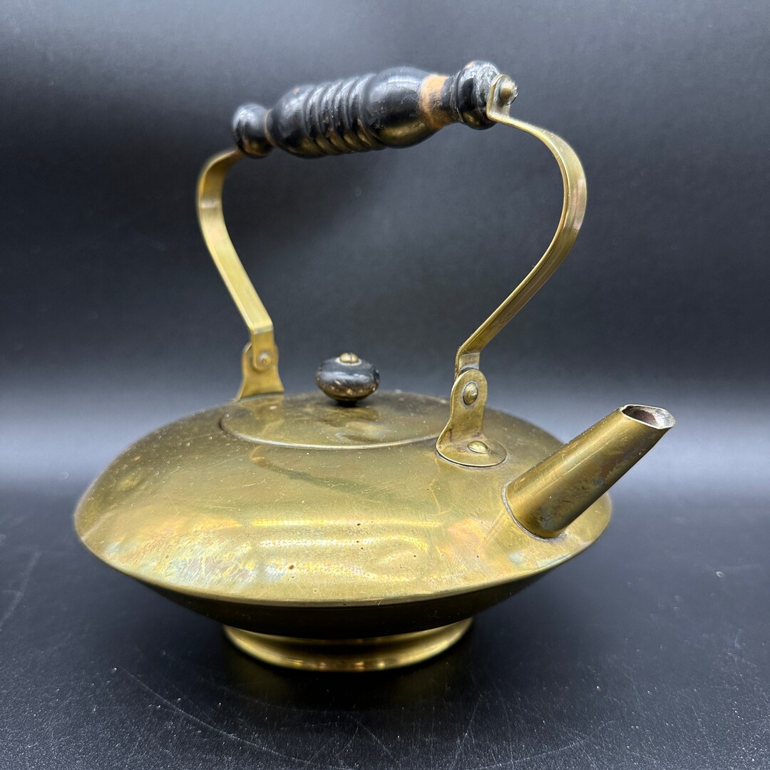 S&C Sternau Antique Solid Brass Spirit Kettle Marked Early 1900s - Etsy