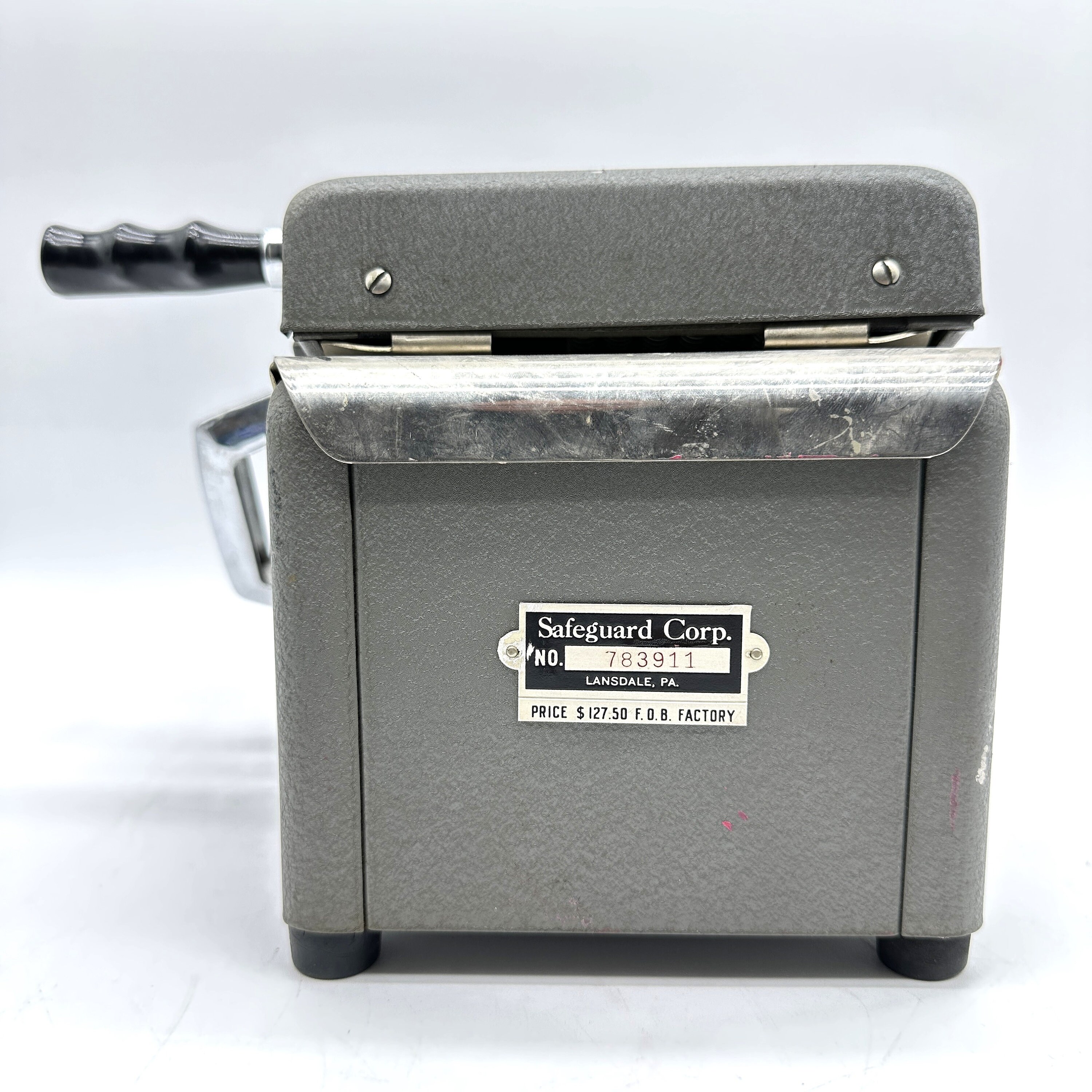 Vintage Safeguard Chek-gard Green Check Writer Printing Machine Tested ...