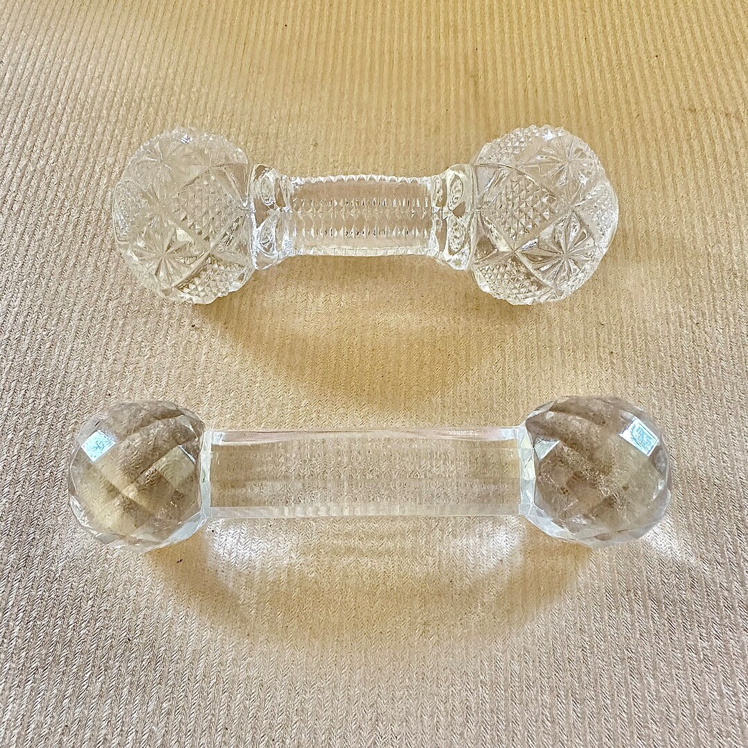 Vintage Crystal/glass Knife Rest Hand Cut Set of 2 - Etsy
