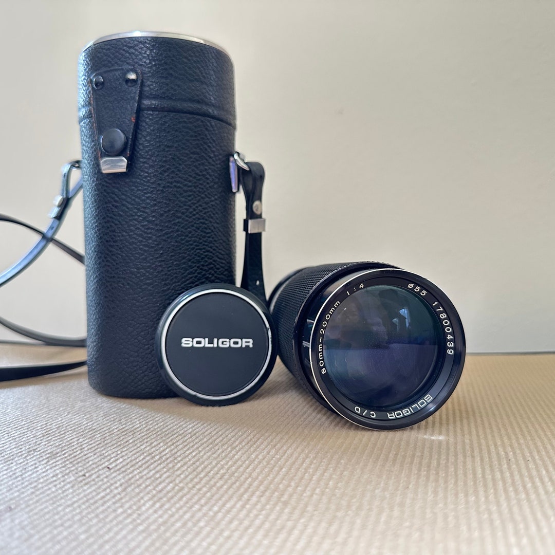 Soligor C/D 80-200mm 55mm Vintage Camera Lens W/ Case Made in Japan - Etsy
