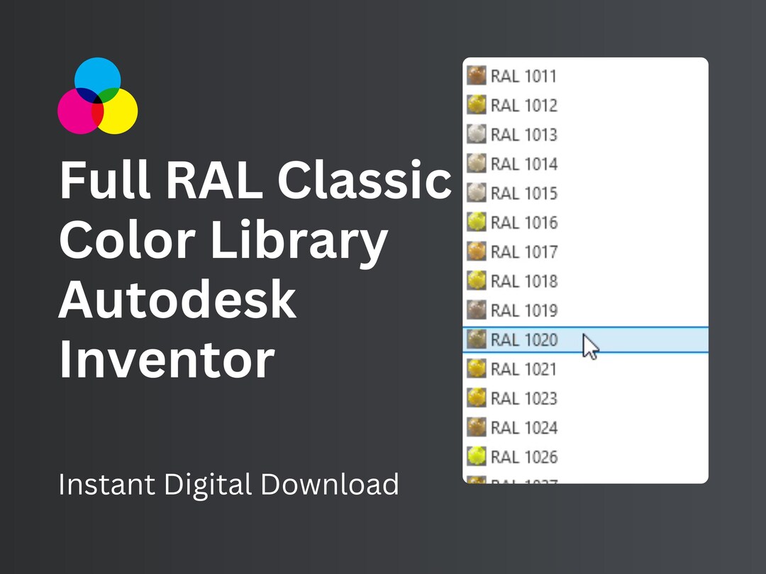 Full RAL Color Library – Autodesk Inventor CAD Material Appearances ...