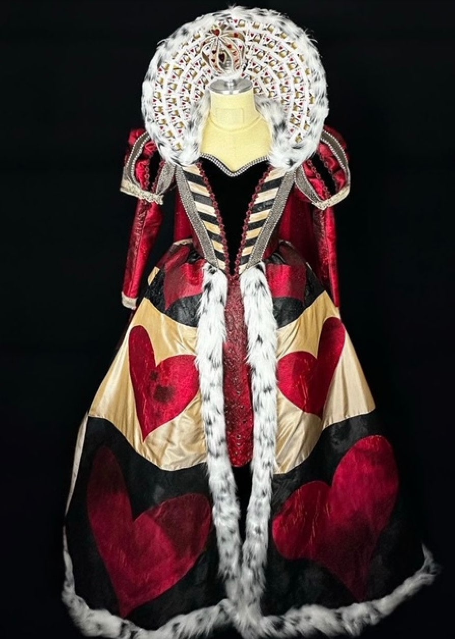 Queen of Hearts Fantasy Gown/costume. One of a Kind. - Etsy