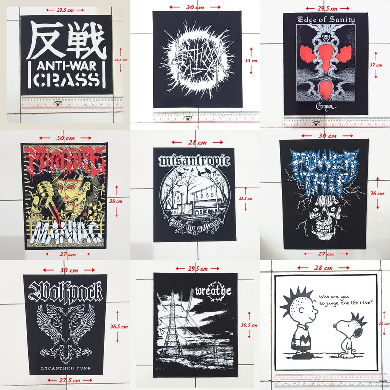 Punk Back Patch - Etsy Canada