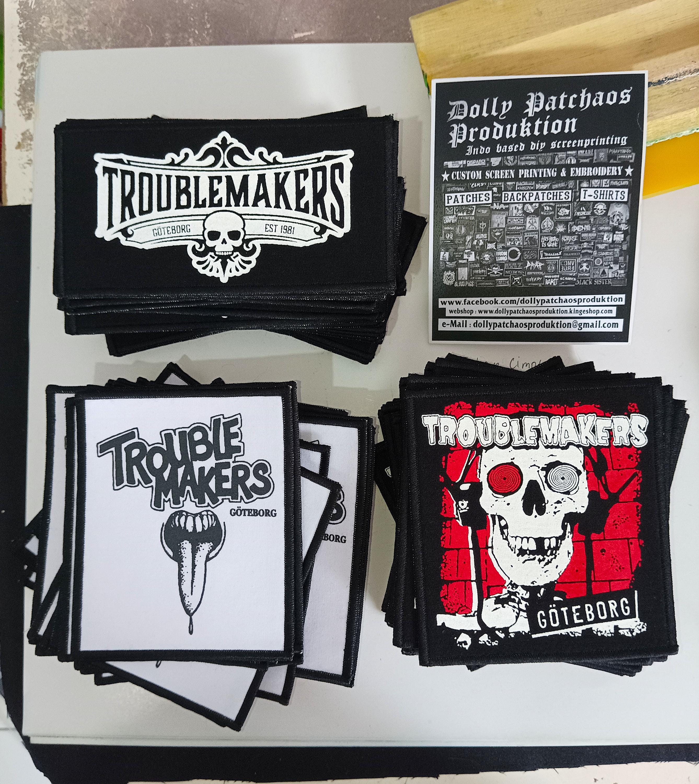 ONE Custom Printed Patch / Back Patch, Small Batches, Patches for ...