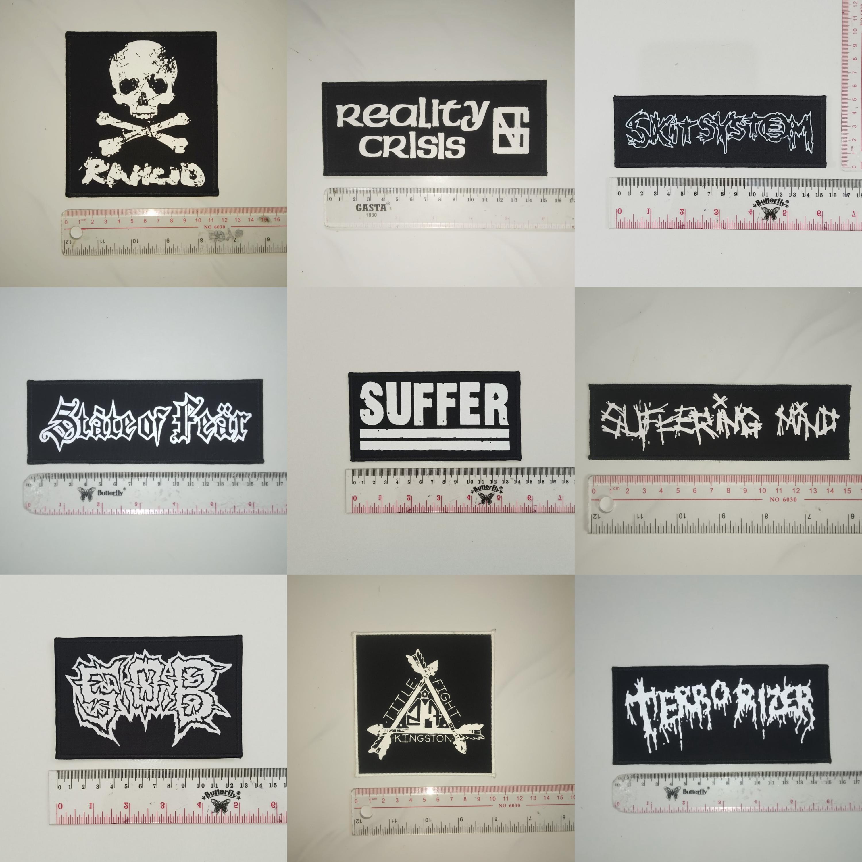 07 - Punk Patches, Hardcore, Crust, D Beat, Metal, Thrash, Grindcore ...