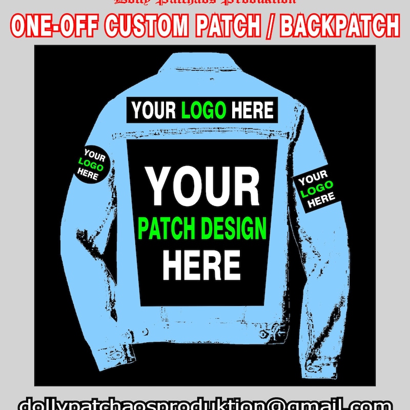 Custom Back Patch - Etsy