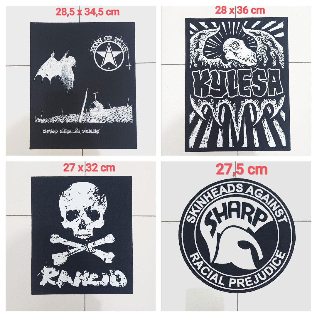 05 - Punk Back Patches, Hardcore, Crust, D-beat, Metal, Thrash ...