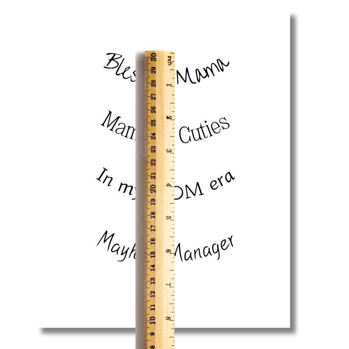 Stick and Stitch Embroidery Printable Mom Collars + Custom Kids Names PDF Pattern Template ...