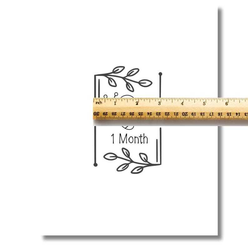 Printable Stick & Stitch Baby Monthly Milestones Template Hand ...