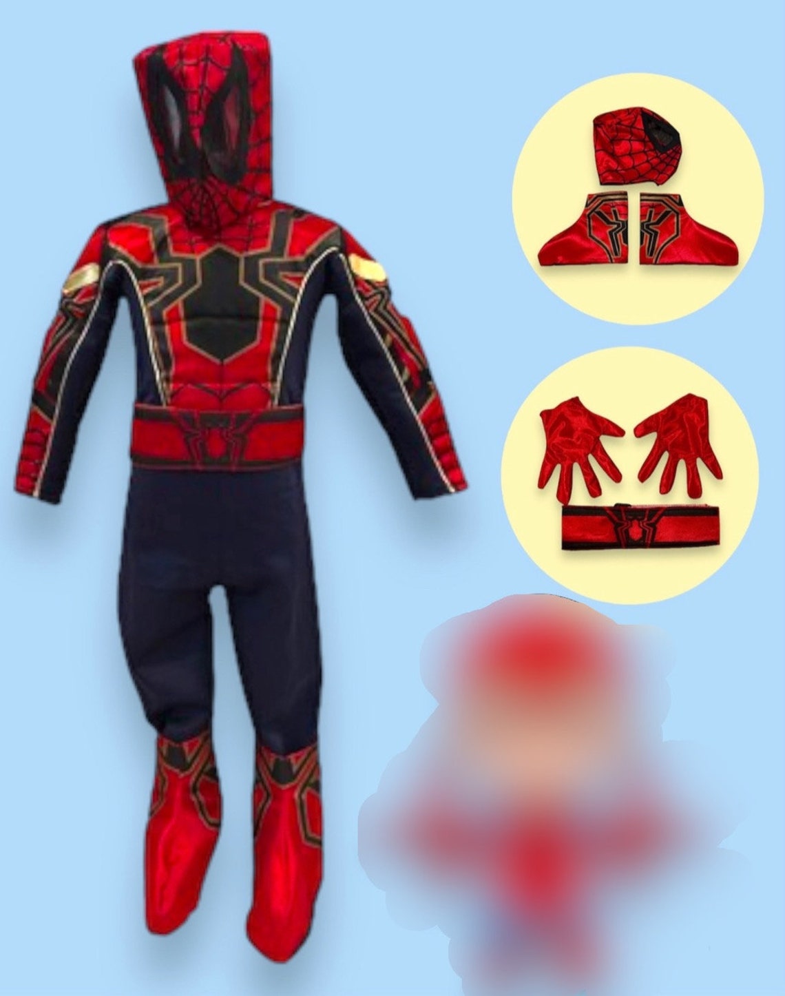 Super Spiderkid Costume/ Superhero Costume / Superhero Spider Costume ...