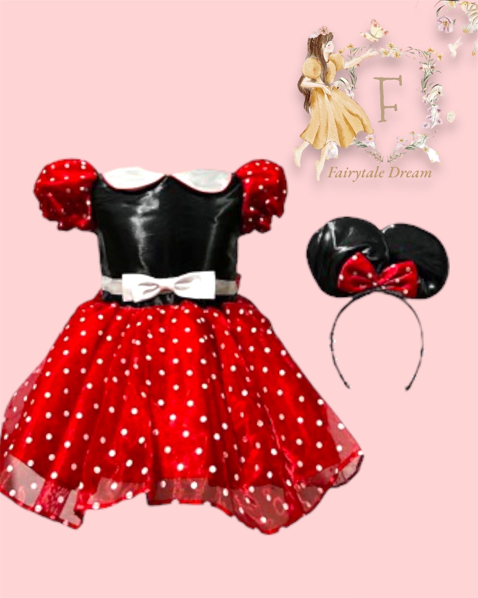 Minnie Mouse Red Dress / Minnie Mouse Polka Dot Costume / Minnie Mouse ...