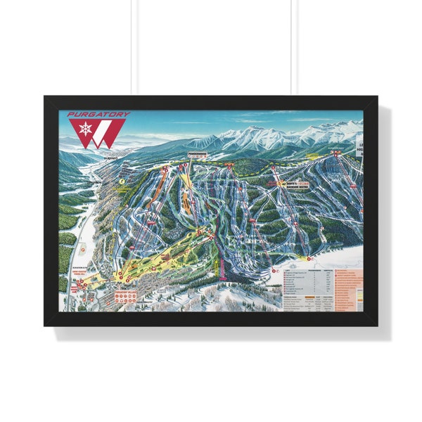 Purgatory Ski Trails - Etsy