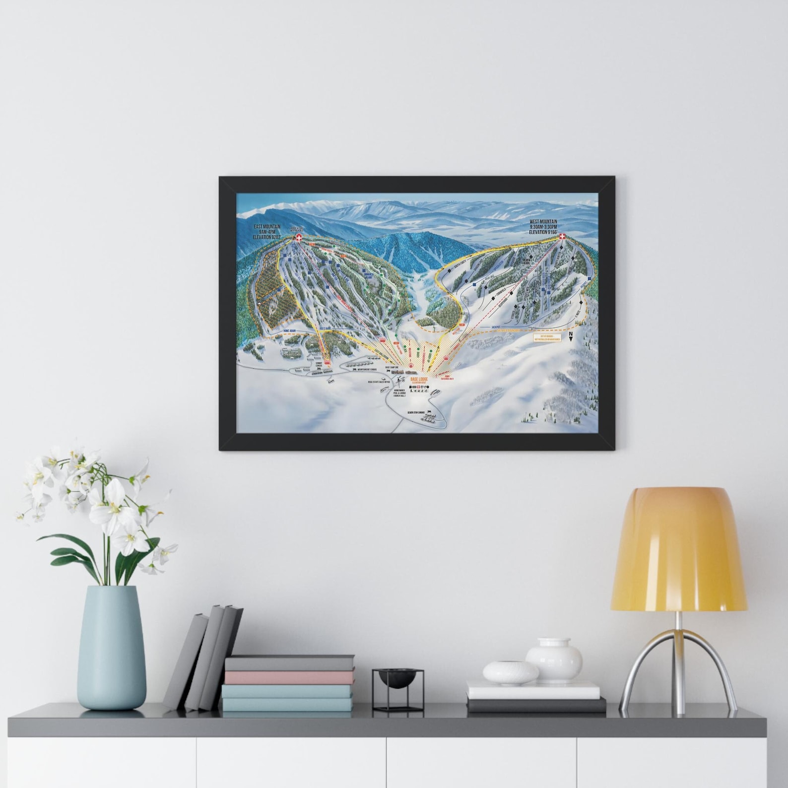 Granby Ranch Colorado Trail Map Framed Poster - Etsy