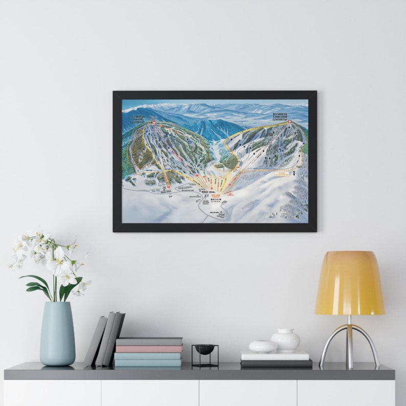 Granby Ranch Colorado Trail Map Framed Poster - Etsy