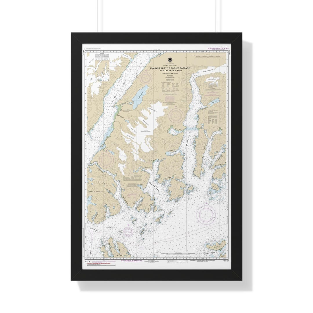 Unakwik Inlet Esther Island Passage College Fjord Coghill Lake Prince ...