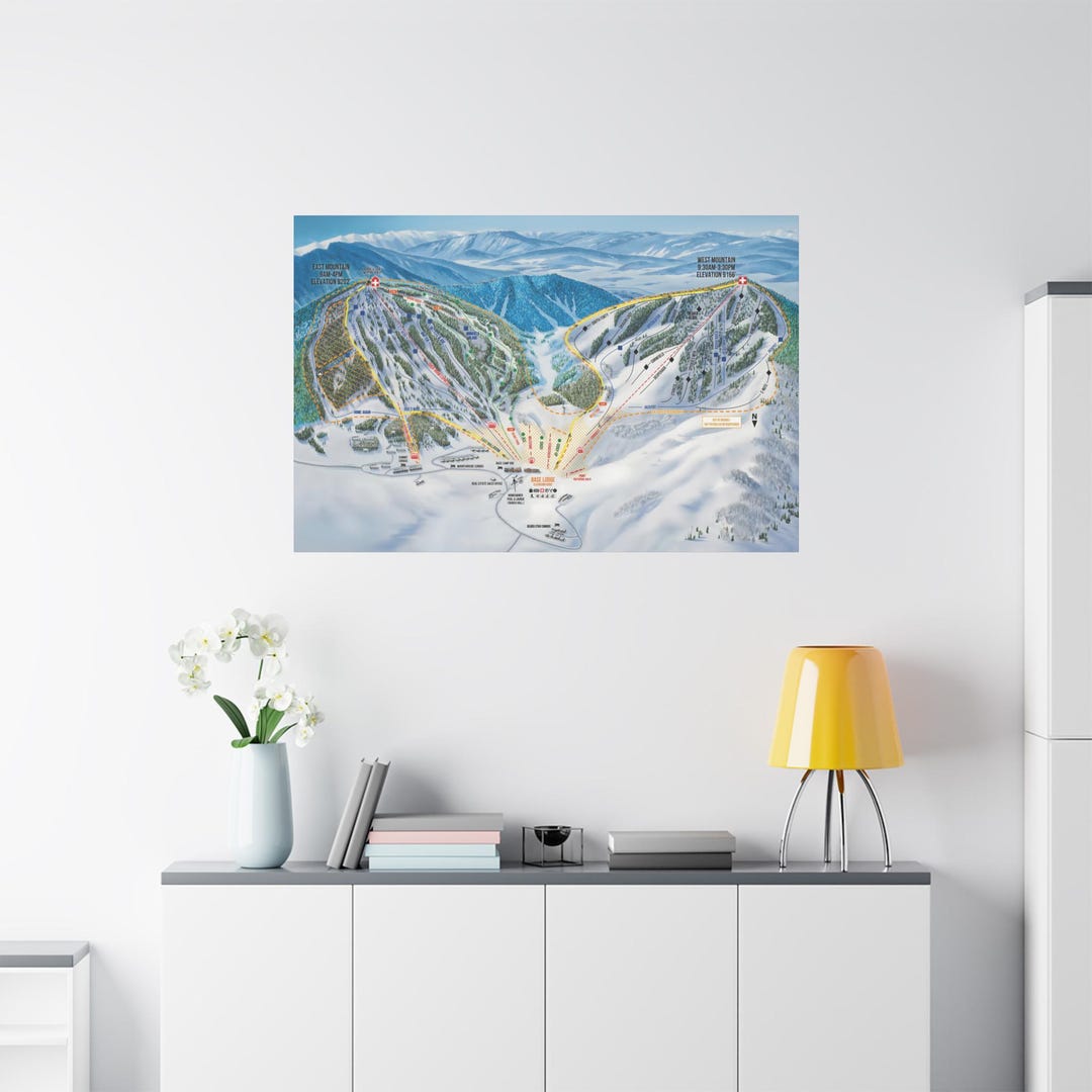 Granby Ranch Colorado Trail Map 3-D Canvas Poster - Etsy