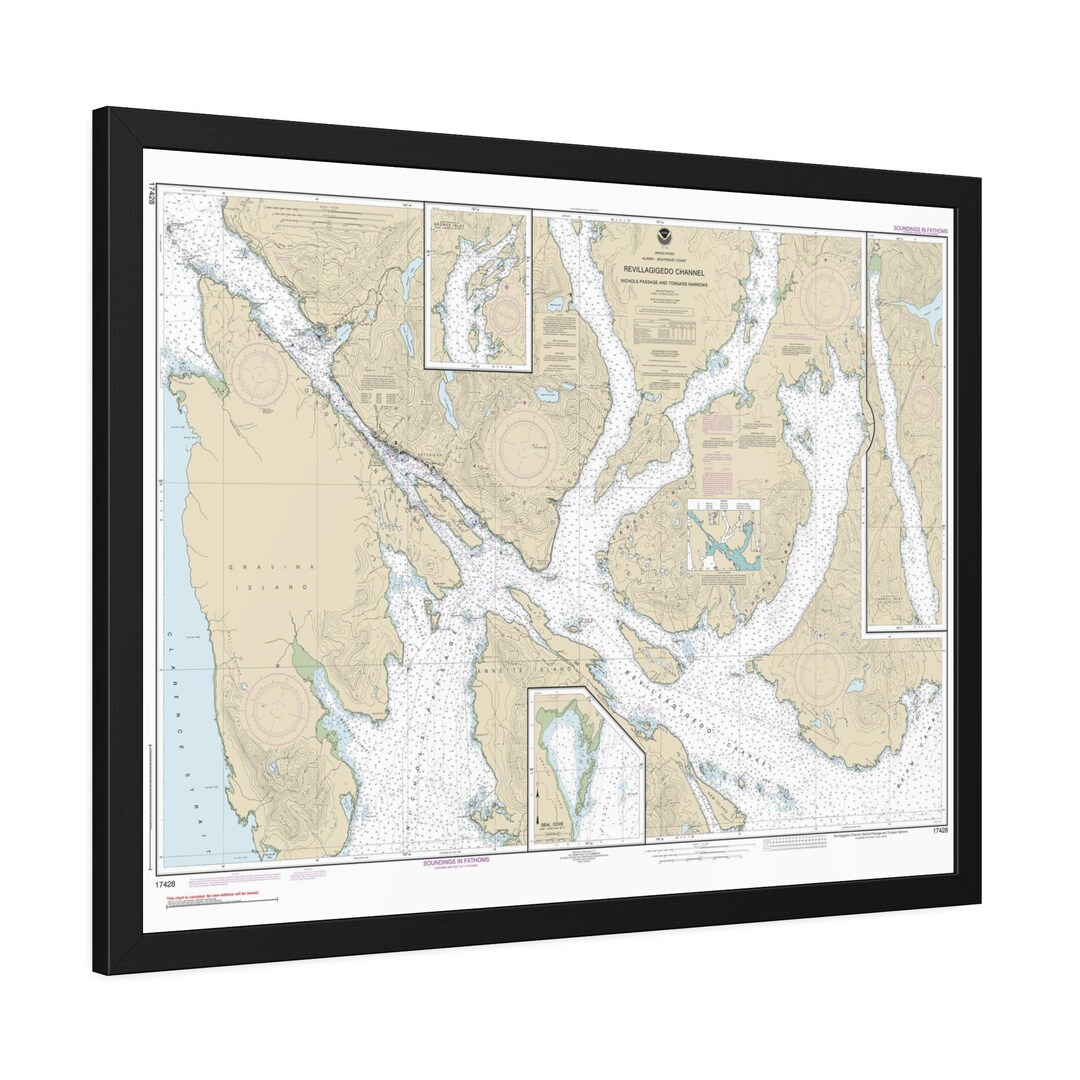 Revillagigedo Channel Nichols Passage Tongass Narrows Seal Ward Cove ...