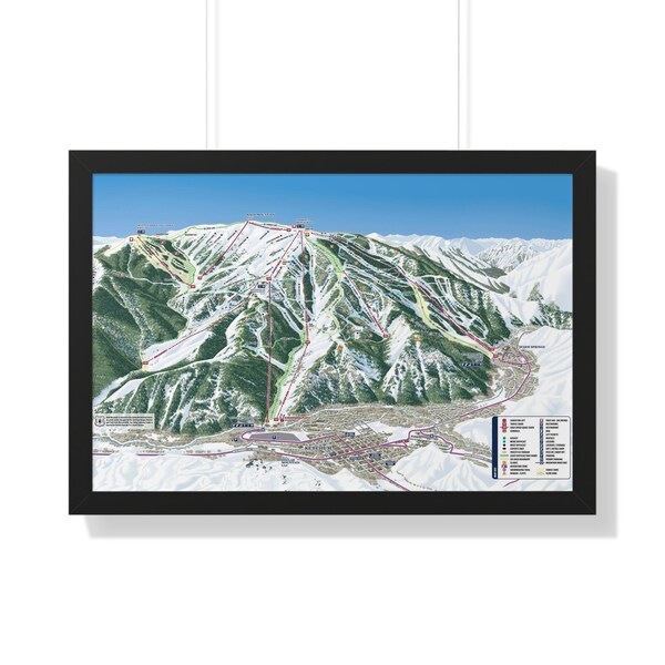 Sun Valley Trail Map - Etsy