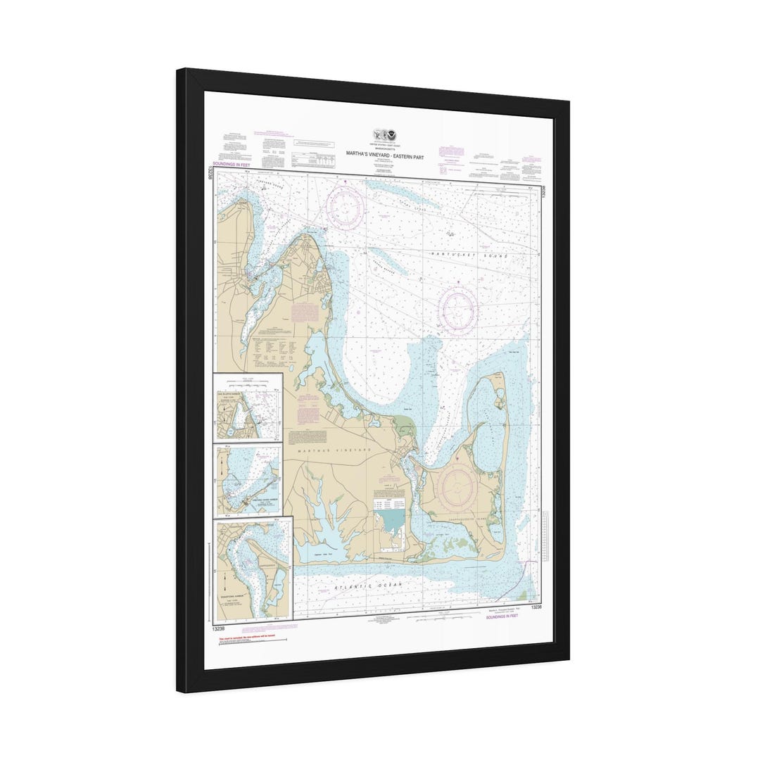 Martha's Vineyard Eastern Part Oak Bluffs Vineyard Haven Edgartown ...