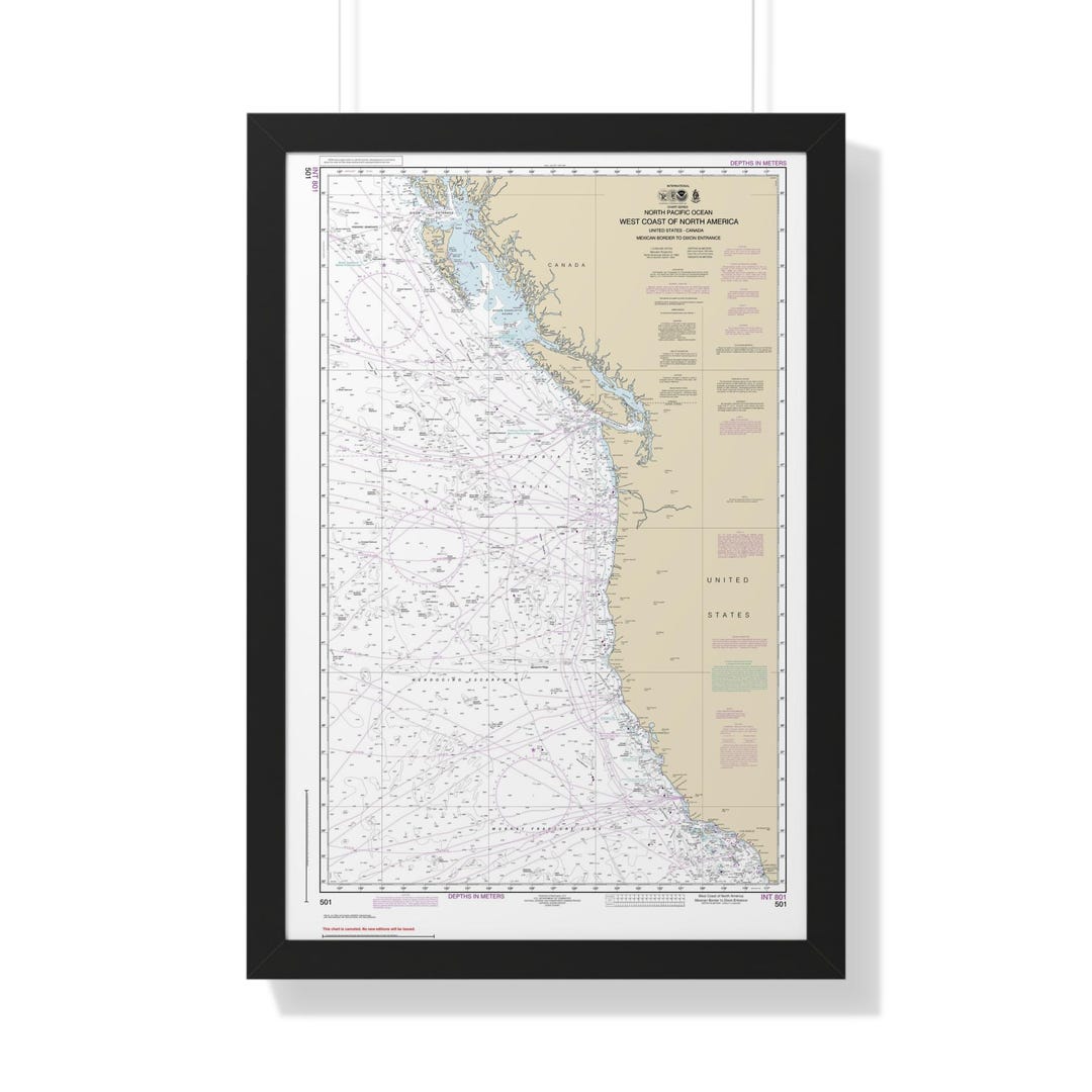 North Pacific Ocean West Coast of North America Mexican Border to Dixon ...