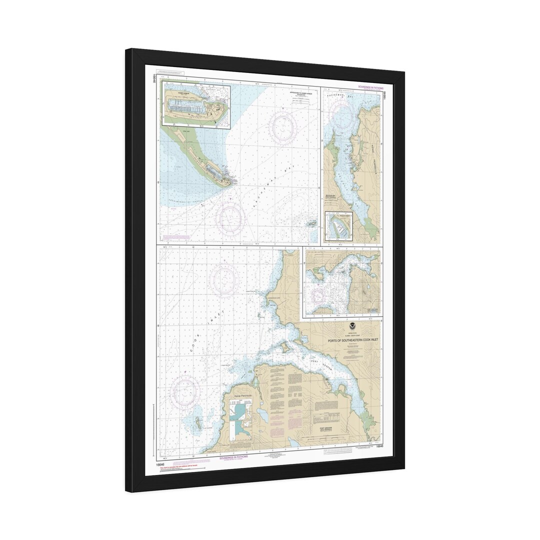 Cook Inlet Port Chatham Port Graham Seldovia Bay Homer Harbor Alaska ...