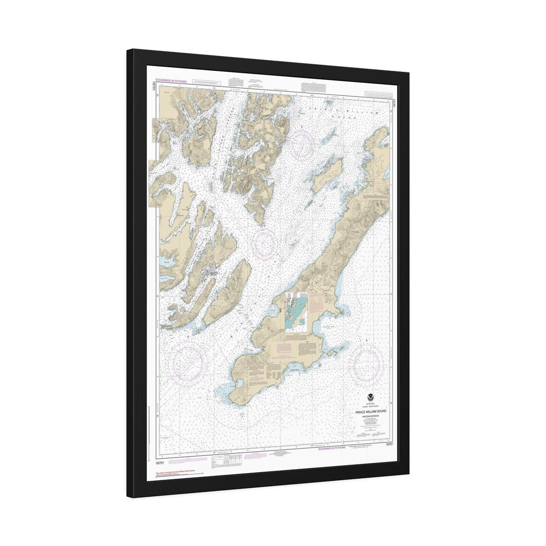 Montague Island Prince William Sound Western Entrance Alaska Nautical ...