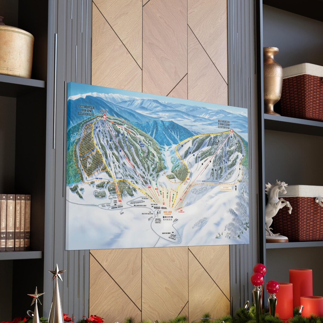 Granby Ranch Colorado Trail Map 3-D Canvas Poster - Etsy