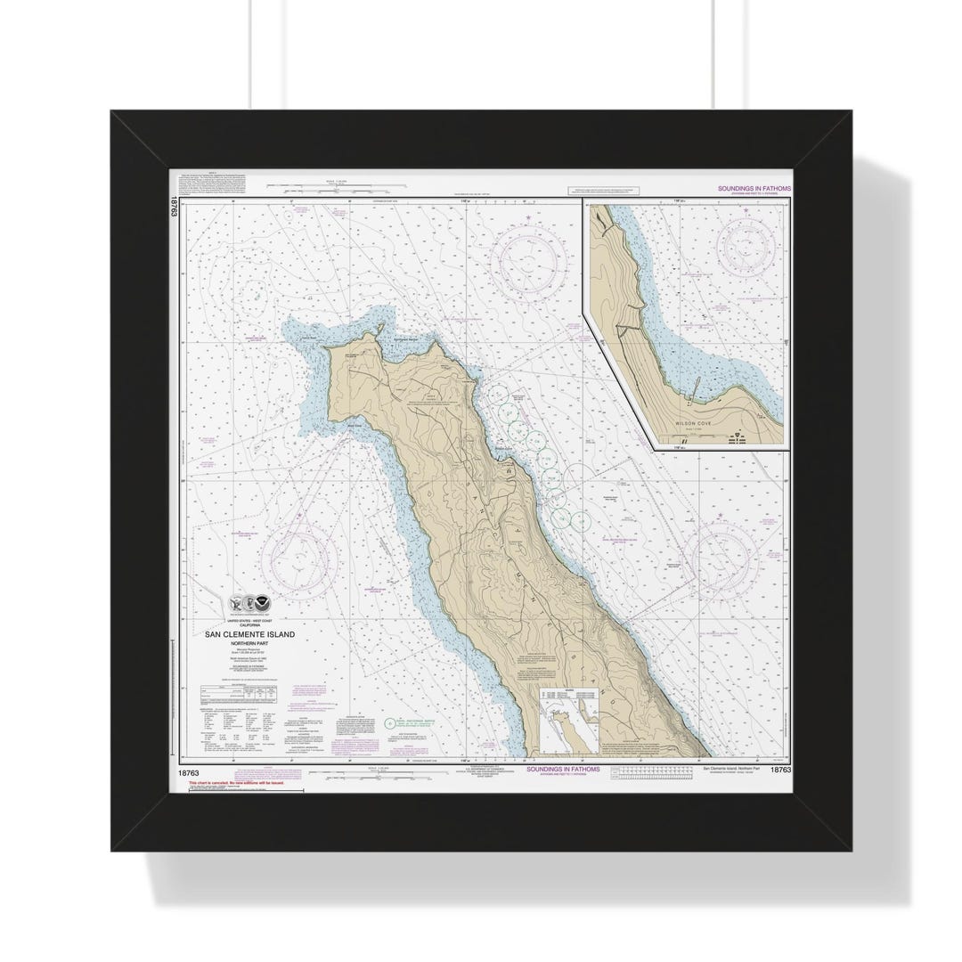 Wilson Cove San Clemente Lsland California Nautical Map Sailing Chart ...