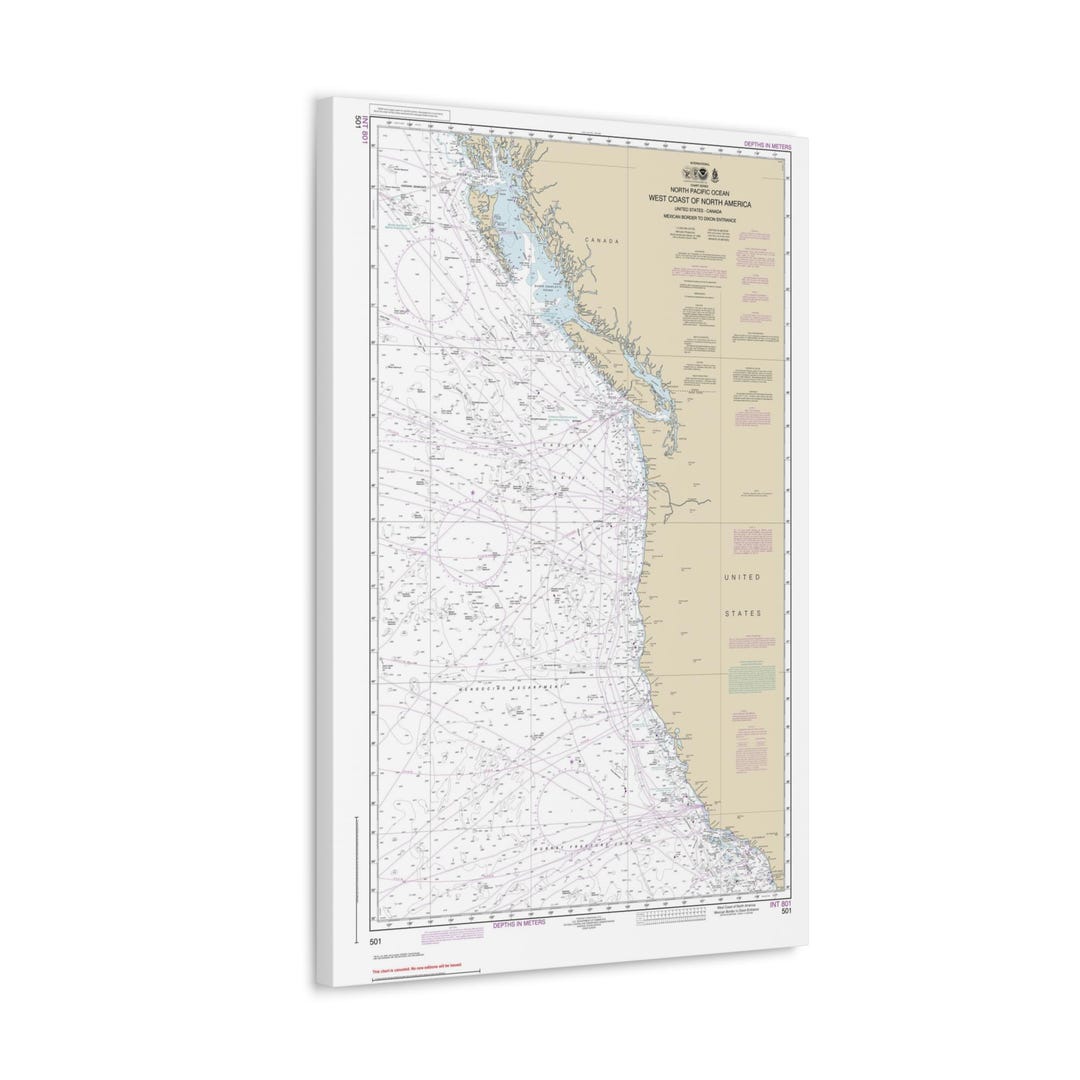 North Pacific Ocean West Coast of North America Mexican Border to Dixon ...