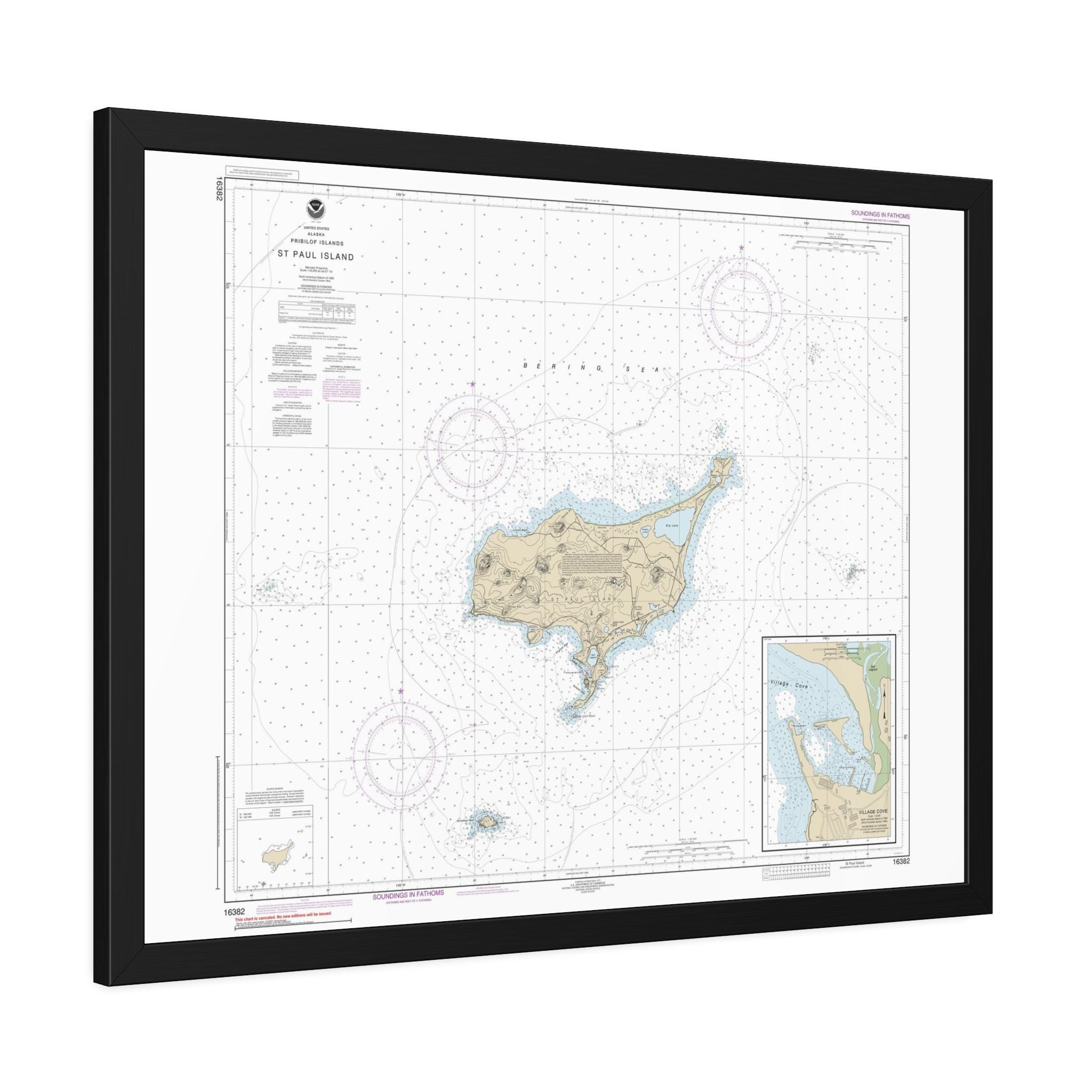 Saint Paul Alaska Map