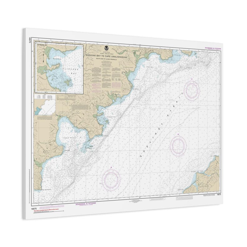 Alinchak Bay to Cape Karluk Shelikof Strait Alaska Peninsula Nautical ...