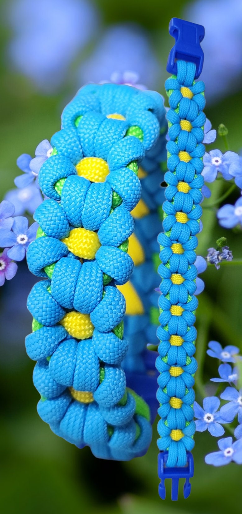 Flower Array Paracord Bracelets - Etsy