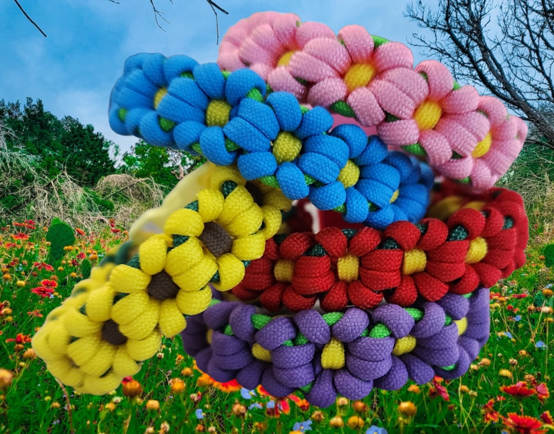 Flower Array Paracord Bracelets - Etsy