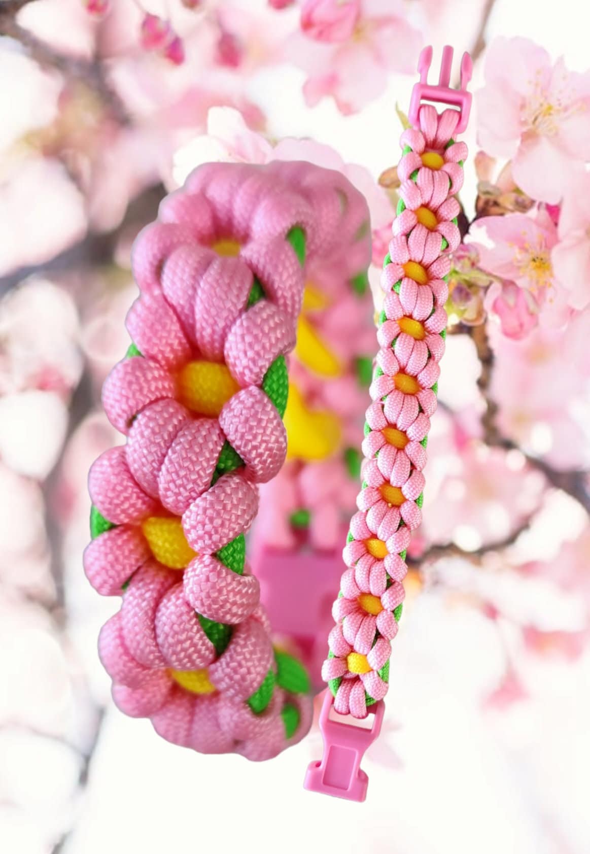Flower Array Paracord Bracelets - Etsy