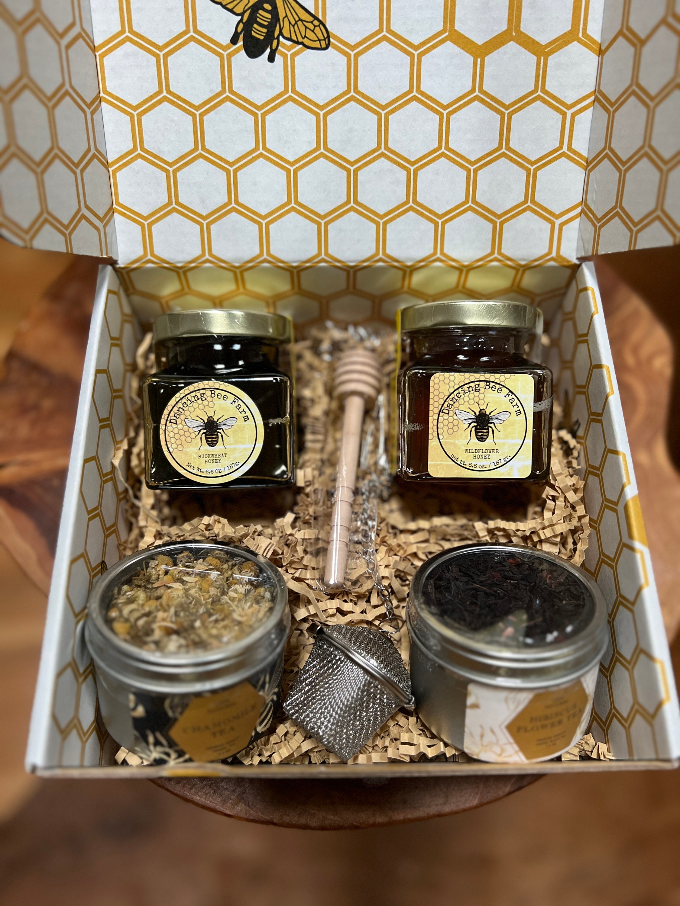 HONEY GIFT Box Honey Gift Set Organic Natural USA Honey Gift - Etsy