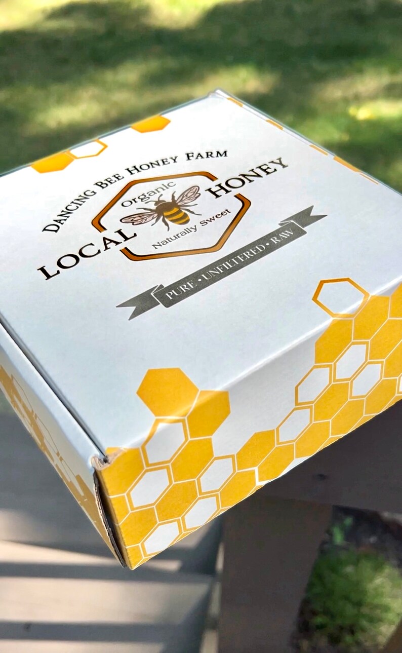 Honey Gift Box Honey Gift Set, Organic Natural USA Honey, Gift Box With ...