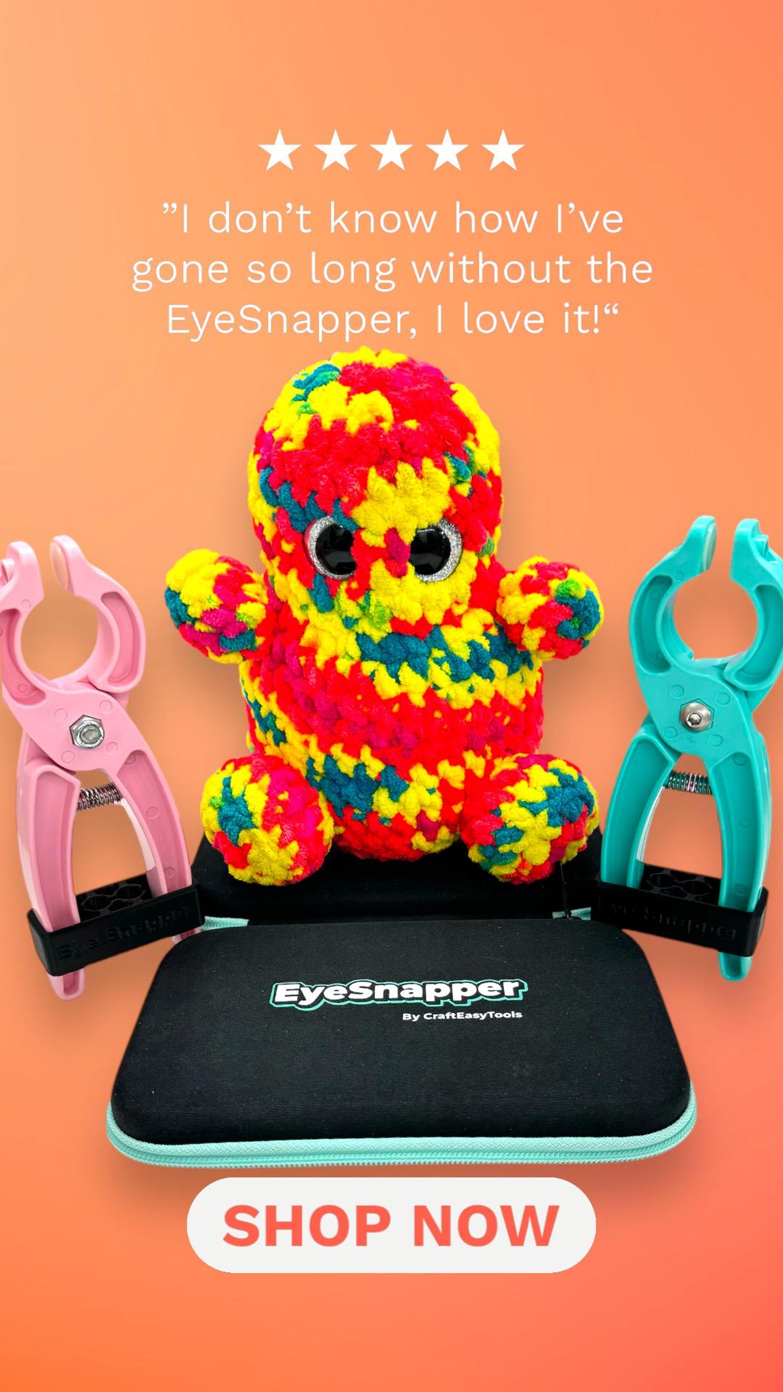 Crochet Official Safety Eye Tool - the Eye Snapper - Safety Eye ...