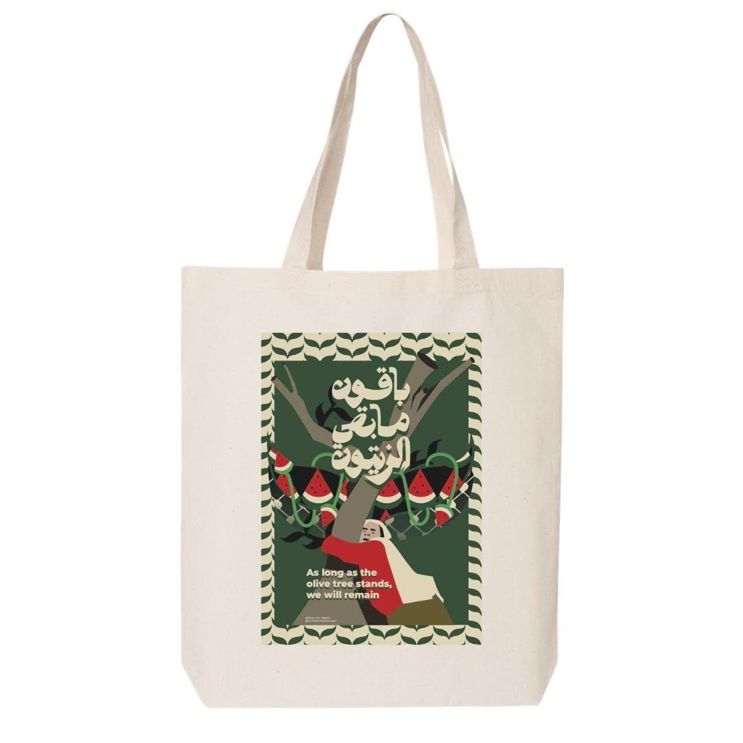 Palestine Olive Tree Tote Bag for Groceries, School, Everyday Use - Etsy