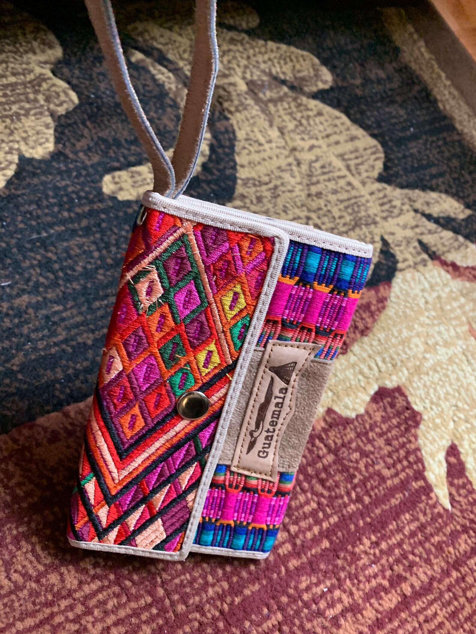 Slim Wallet, Huipil Wallet, Travel Wallet, Everyday Wallet, Guatemalan ...