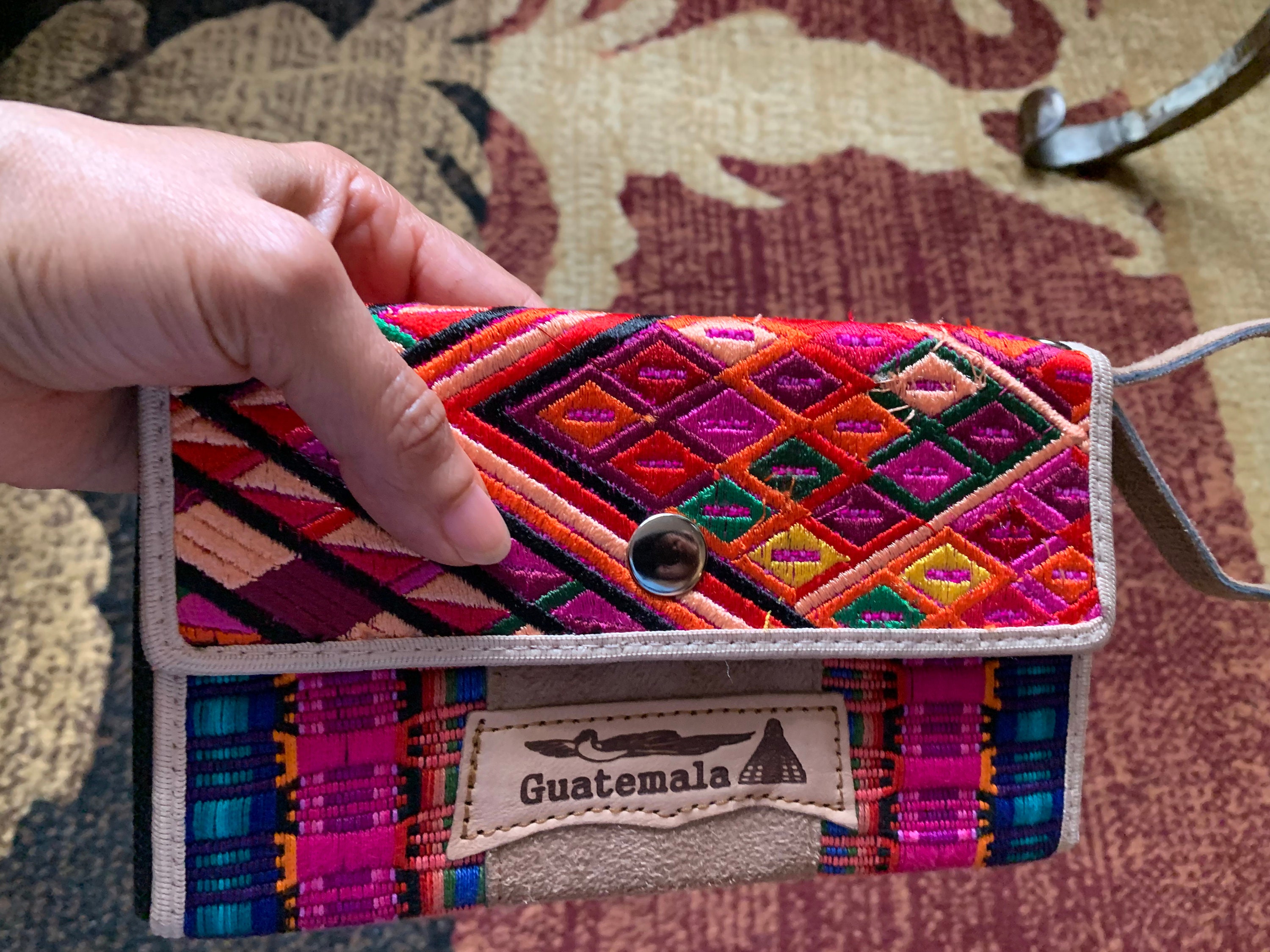 Slim Wallet, Huipil Wallet, Travel Wallet, Everyday Wallet, Guatemalan ...