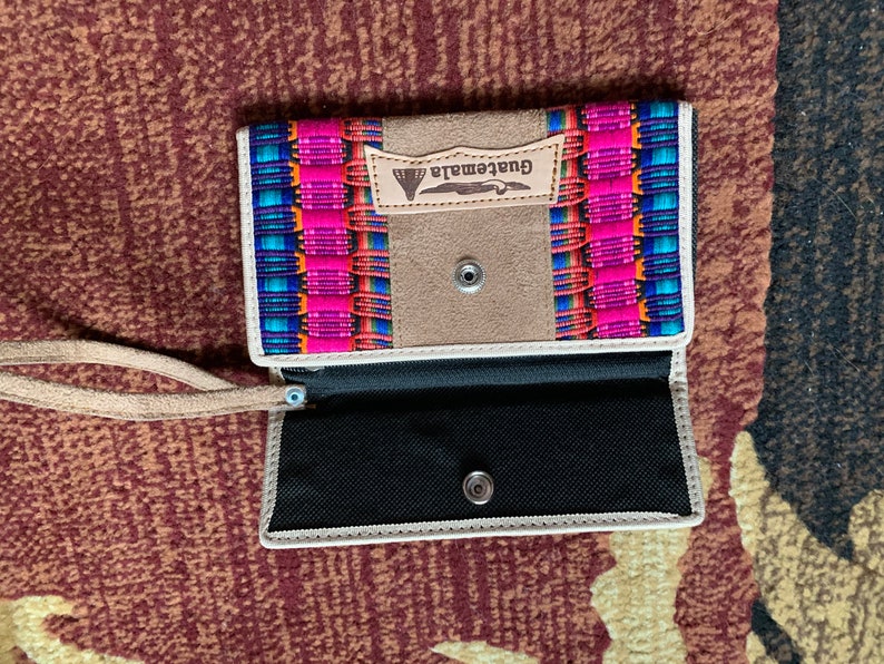 Slim Wallet, Huipil Wallet, Travel Wallet, Everyday Wallet, Guatemalan ...