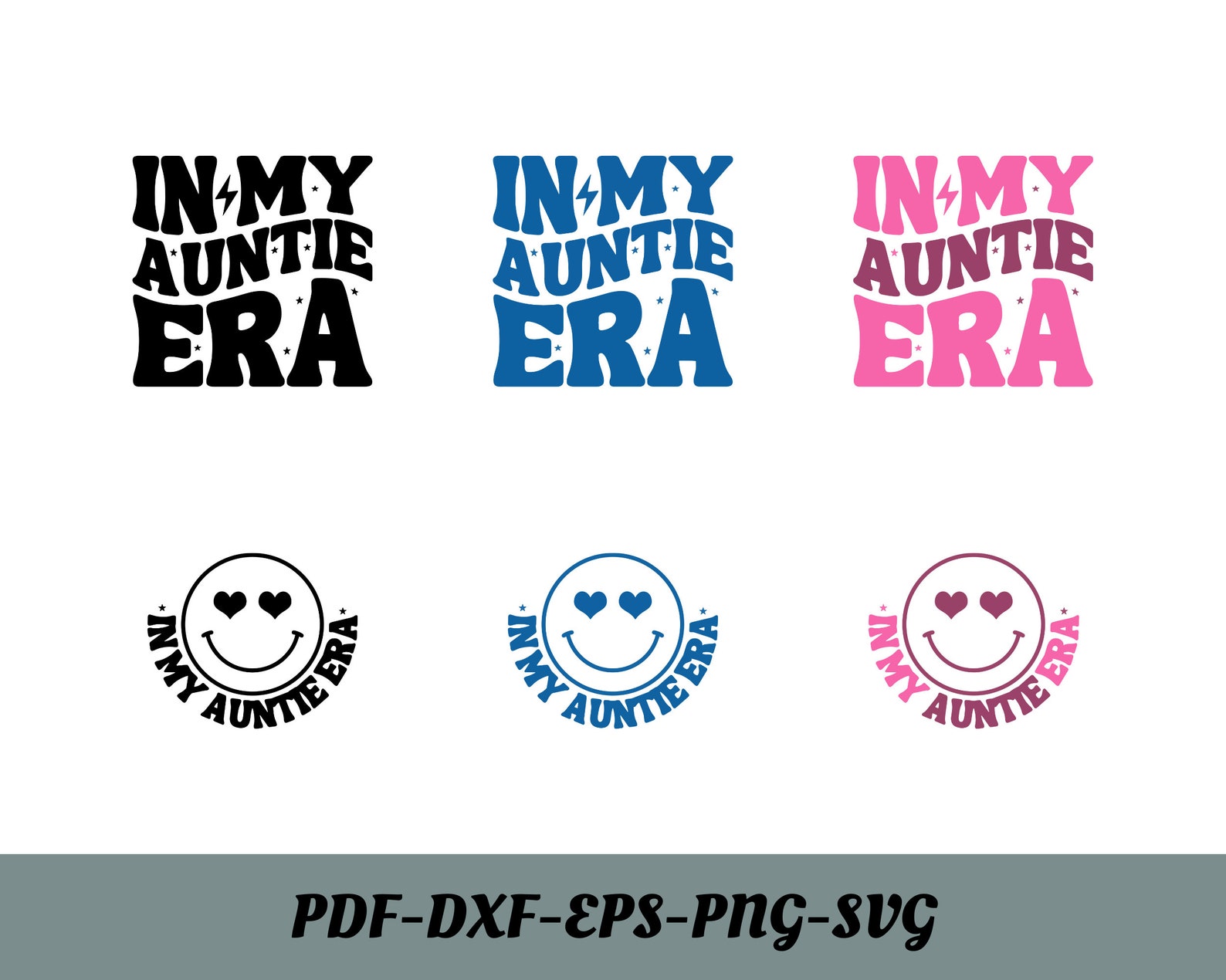 In My Auntie Era SVG, Aunt Svg, Auntie Svg, Auntie Era Svg, Aunt Era ...