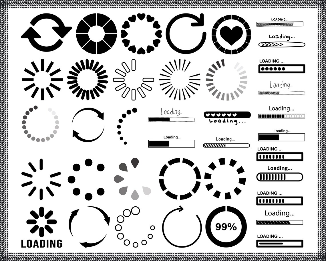 Loading Bar Svg Loading Svg Loading Icon Loading Please - Etsy Loading Bar Svg Loading Svg Loading Icon Loading Please - Etsy