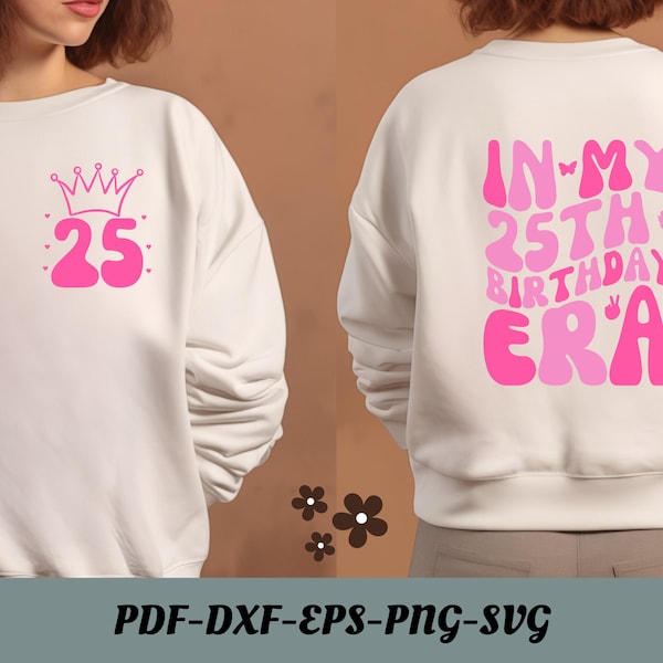 25th Birthday Svg - Etsy