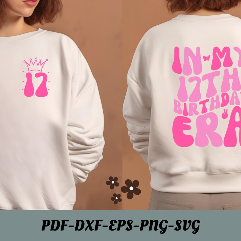 17th Birthday Svg - Etsy
