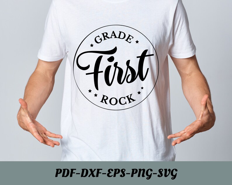 First Grade Rocks Svg Back to School Svg Teacher Svg School - Etsy UK