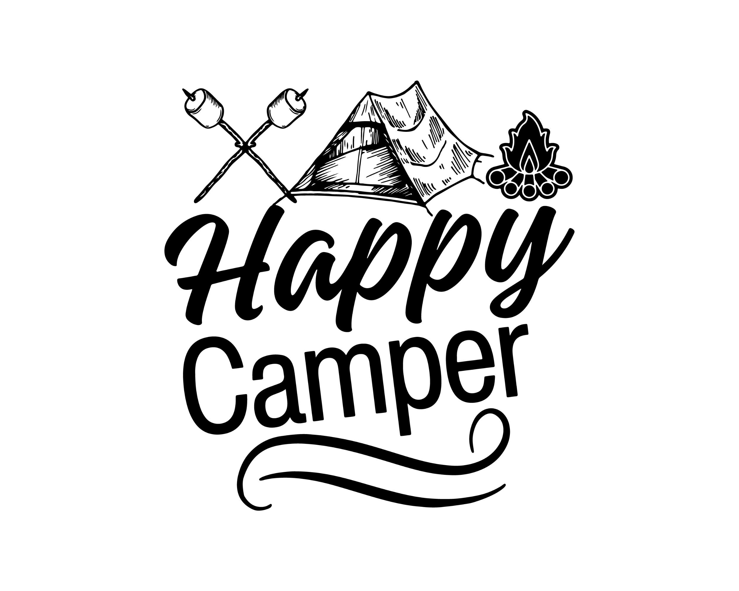 Happy Camper Svg Happy Campers Svg Camper Svg Campers Svg Etsy