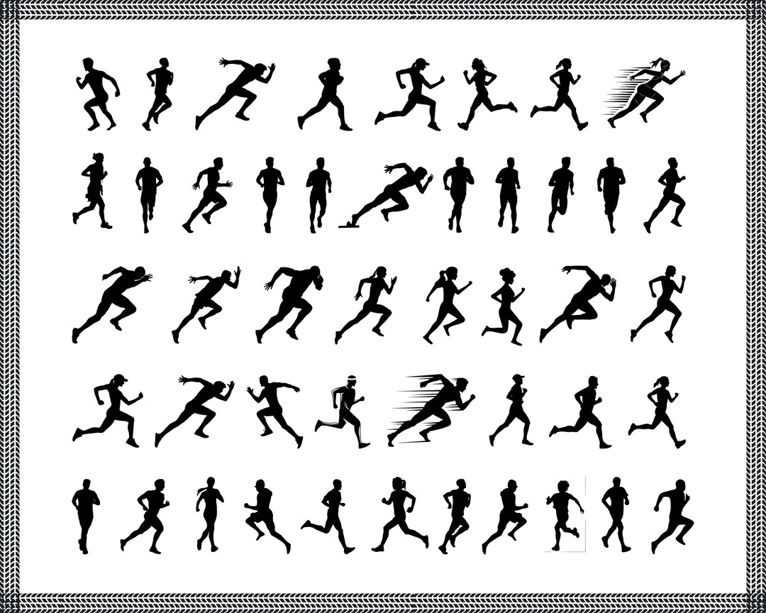 100 Runner SVG Bundle Running People Svg Runner Svg Running - Etsy